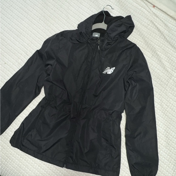 New Balance | Jackets & Coats | New Balance Charcoal Hooded Jacket ...